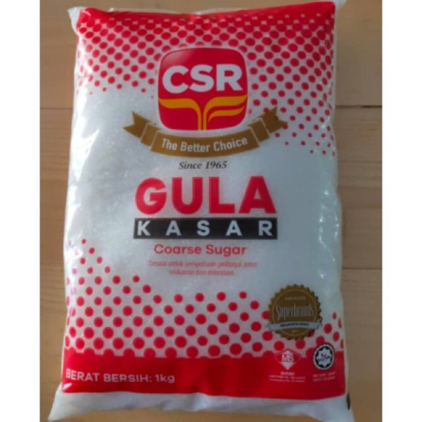 CSR GULA PASIR KASAR 1KG 白糖 – Lita Distribution